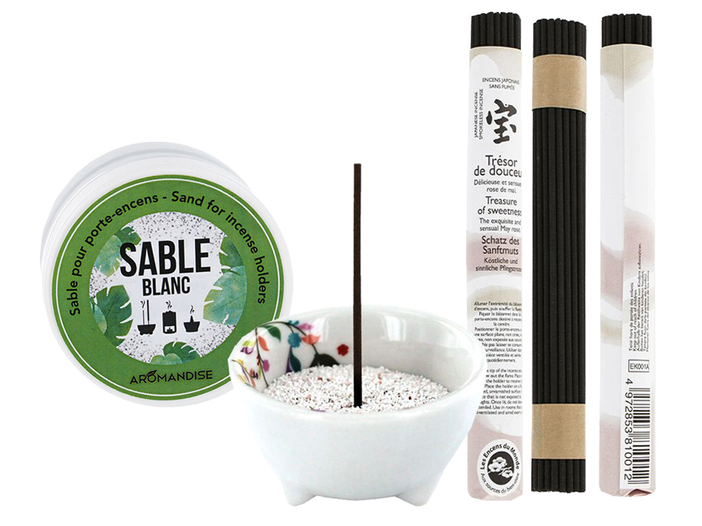 Sable Blanc Kit - Encens et Résines naturelles | Boutique Yoga